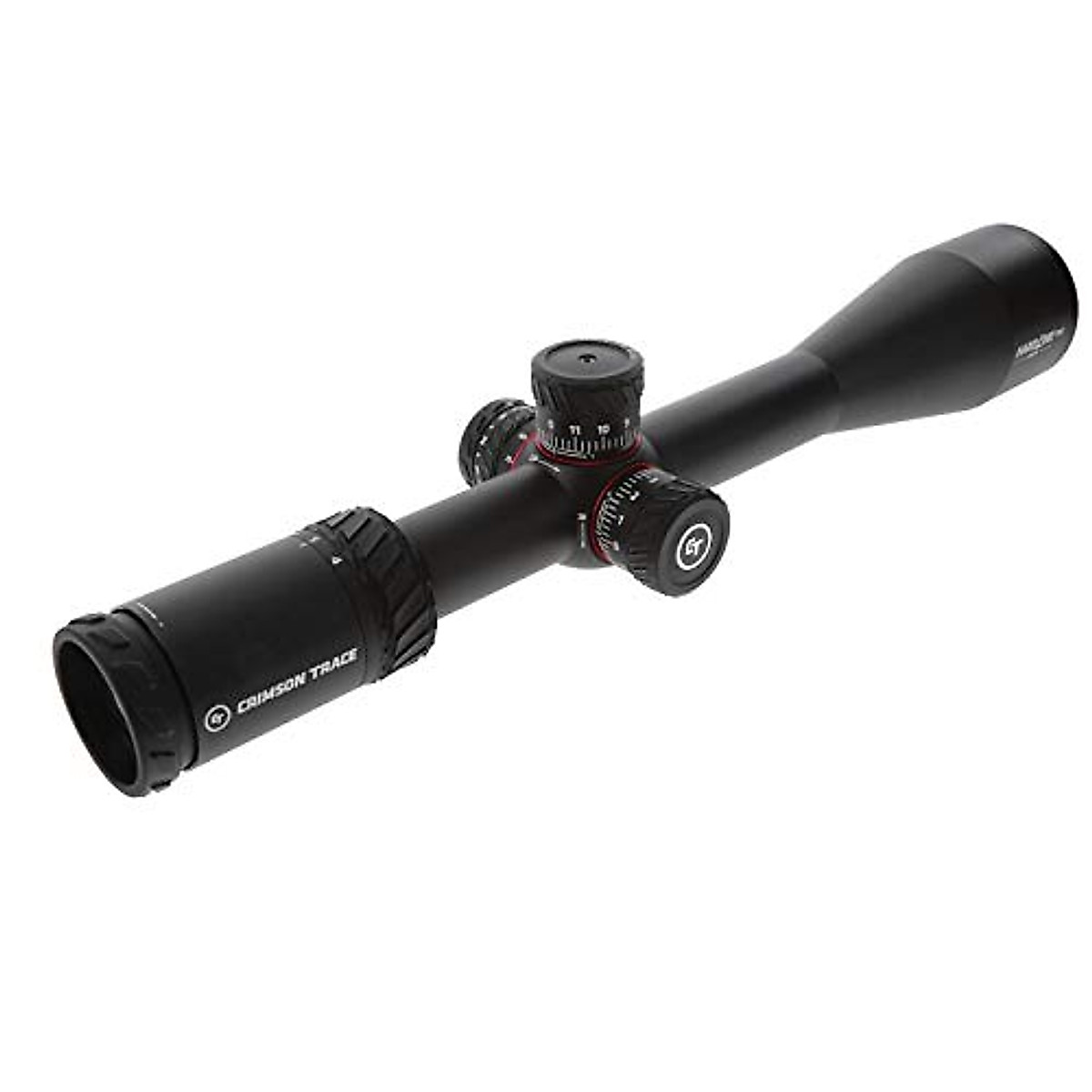 Crimson Trace Hardline Pro 4-16x50mm Riflescope with SFP, Illuminated MR1-MOA Reticle, Zero Stop, Lightweight Solid Construction, Scope Caps and Lens Cloth for Hunting, Shooting and Outdoor