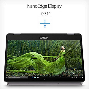 ASUS VivoBook Flip 14 Thin and Light 2-in-1 Laptop, 14” HD Touchscreen, Intel Celeron N4020 Processor, 4GB DDR4, 64GB Storage, Windows 10 Home in S Mode, Light Grey, TPM, Fingerprint, J401MA-DB02