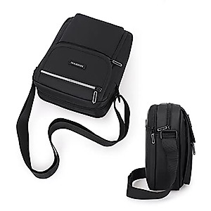BIMMI Messenger Bag, Crossbody Shoulder Bag (2-black)