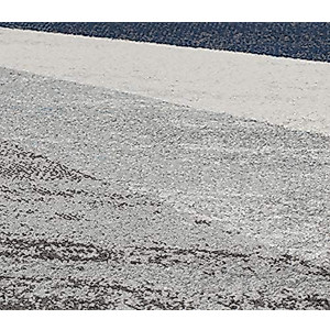 Rugs America Rays Contemporary Geometric Rug Hale Blue KA20A 8'0"X10'0" Area Rug