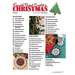 CROCHET WORLD MAGAZINE, FAVORITE THREAD CROCHET FOR CHRISTMAS FALL, 2020