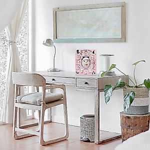 Bowenturbo Baby's First Year Picture Frame, First Year by Month, Newborn Baby Registry (Pink)