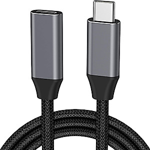 RAOBLU USB C Extension Cable, Type C Male to Female USB C Extension Cord Extension Charging & Sync Thunderbolt 3 for Nintendo Switch MacBook Pro 20162017 Touchbar Dell XPS MS (3.3FT1m)