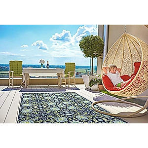 Kaleen Area Rug 3'6" x 5'6" Navy