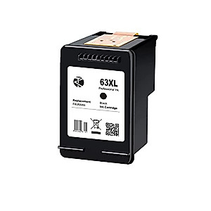 63XL Black Ink Cartridge,Replacement for HP OfficeJet 5267 5255 3830 4650 5258 3832 HP Envy 4510 4520 4525 4528 HP DeskJet 1110 1112 2132 3630 3636. (1 Black)