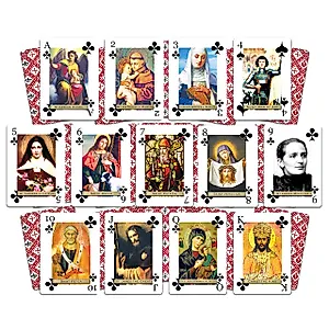 Holy Playing Cards: Saints Edition | Premium Card Deck Featuring The Saints