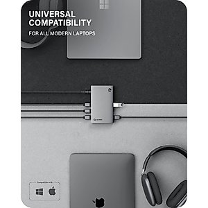 Alogic TB4H3TB Thunderbolt 4 Blaze Dock Compact Hubtriplethunderbolt Output