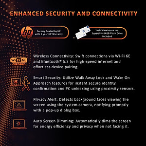 HP Spectre 16T x360 Intel Core Ultra 7 13th Gen, 32 GB RAM, 1TB SSD, Win 11 Pro, Intel Arc 4GB, 16" 2.8K OLED Touchscreen, Tilt Pen, 64GB TW Flashdrive