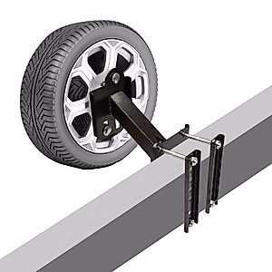 SOSERIVD Spare Tire Carrier Fits 4 & 5 & 6 Lugs Trailer Wheels on 4", 4.5'', 4.75'', 5'' and 5.5'' Bolt Patterns, Holds up to 150Lbs, Easy to Install