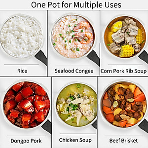 Pressure Cooker, 18cm Bottom 3 Liter Stovetop Aluminium Alloy Cookware Soup Meats Pot Mini Canning Cooker Pot Stove Top Fast Cooking