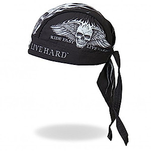 Bad Scratch, Ride Fast, Live Hard Micro-Fiber Bikers Headwrap