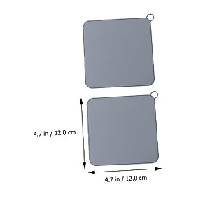 Angoily 6 Pcs Toilet Insect Mat Bath Drain Stopper Silicone Lid Strong Suction Cork Drain Plug Bathtub Drain Hair Kitchen Smell Stopper Floor Drain Gutter Cover Flat