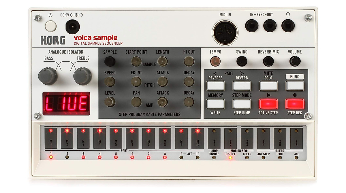 Korg VOLCASAMPLE Amplifier - Powerful Sample Sequencer