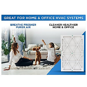 Glasfloss 20x25x2 MERV 10 Pleated 2" Inch AC Furnace Air Filters Quantity 2. Actual Size: 19-1/2 x 24-1/2 x 1-3/4