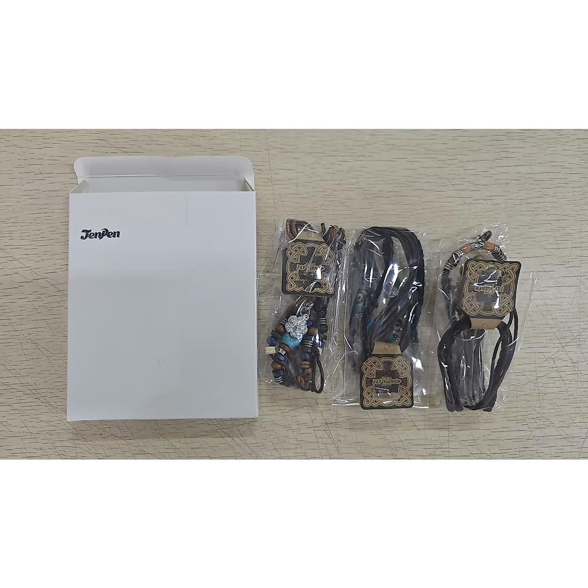 3 Pcs Western Layered Boho Wood Beads Choker Necklace Adjustable Vintage Leather Necklace Bead Choker Boho Jewelry for Women