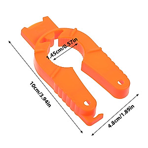 Plastic Bottle Cap Opener,3 Pack Water Bottle Opener,Orange Soda Can Opener,3 in 1 Multi-Purpose Water Bottle Opener for Arthritic Hands,Seniors