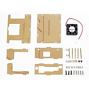 Yahboom Acrylic Case for NVIDIA Jetson Nano Compatible with 4GB (B01 & A02) & 2GB with Cooling Fan and Camera Case