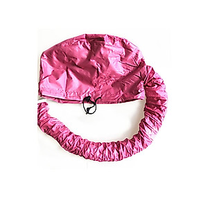 Safety Hair Dryer Cap Portable Soft Drying Salon Baking Oil Hat for Hand Held Hair Dryer Attachment Home (Pink)