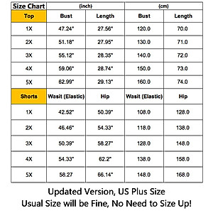 Beocut Plus Size Pajamas Womens Pajama Sets Shorts Summer Short Sleeve Pjs Cute Print Pj Sleepwear Heart 2X