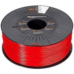 Amazon Basics ABS 3D Printer Filament, 1.75mm, 5 Assorted Colors, 1 kg per Spool, 5 Spools
