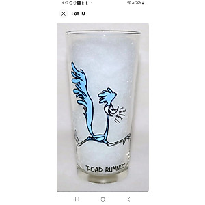 Vintage 1973 Road Runner Collectors Glass Tumbler.