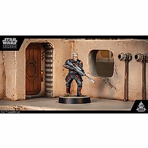 Star Wars: Legion Gar Saxon COMMANDER EXPANSION - Ruthless Mandalorian Precision! Tabletop Miniatures Strategy Game for Kids and Adults, Ages 14+, 2 Players, 3 Hour Playtime, Made by Atomic Mass Games