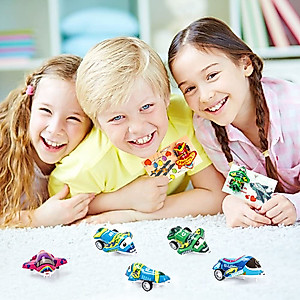 Valentines Day Cards for Kids - 28 Pack Planes Valentine's Greeting Cards with Pull Back Planes Toy Party Favors, Kids Valentines Day Exchange Gift Cards for Boys Girl Classroom School Party Supplies