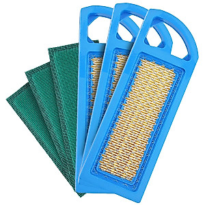 Hipa 698083 697153 Air Filter for John Deere LA115 LA105 L100 Z225 LA110 GY20573 Craftsman LT1000 LT2000 Mower 794422 795115 697015 697634 797008 697776 14-20 HP Intek Engines (3Pack)