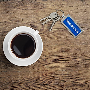 Rico Industries NBA Basketball Dallas Mavericks Royal 3.75" x 1.25" Personalized Two Sided Metal Keychain - Custom with Your Name - Great Every Day Accessory Item for Fan