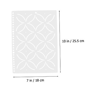 VILLCASE Quilting Stencils for DIY Clothing Multi-Function Sewing Embroidery Template Ruler Sewing Gauge