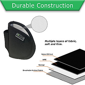 NEXT STATION Pistol Holster with Magazine Pouch,Gun Safe Pistol Holder for MOLLE Gun Safe Door Panel Organizer (2 Pack)