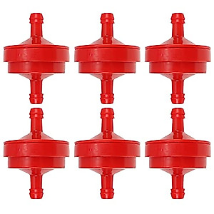 DVPARTS Fuel Filter Assembly 394358 394358S 298090 for Briggs & Stratton 75 Micron 5098K AM38708 7-6572 Compatible with Cub Cadet 751-3013 7513013 951-3013 9513013 Gas (6)