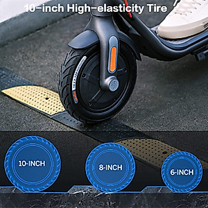 Segway Ninebot F40 Electric Kick Scooter, 350W Powerful Motor, 10-inch Pneumatic Tire, Foldable Commuter Electric Scooter for Adults, Dark Grey