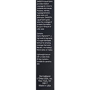 Dermablend Smooth Liquid Foundation with SPF 25, 30N Camel, 1 Fl. Oz.