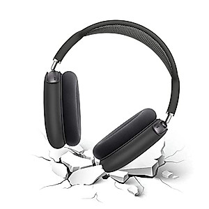 Ankasi Silicone Case Cover Compatible with AirPods Max,Soft Silicone Skin Cover Anti-Scratch Shock Resistant Shock-Absorbing Protective Case kit for Apple AirPods Max 2020 (Black)