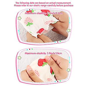 20 Pairs Newborn Baby No Scratch Mittens Unisex Baby Cotton Gloves Infant Toddler Mitts Set for 0-6 Months Baby Boys and Girls