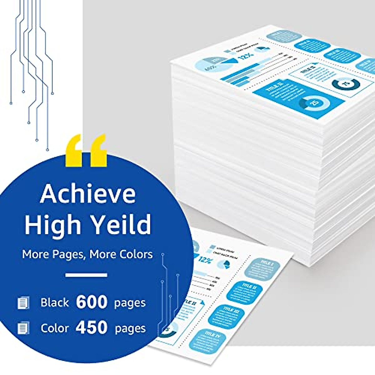 Palmtree Remanufactured Ink Cartridge Replacement for 212XL T212XL 212 XL T212 for XP-4100 XP-4105 WF-2830 WF-2850 Printer Ink (1 Black, 1 Cyan, 1 Magenta, 1 Yellow, 4 Packs)