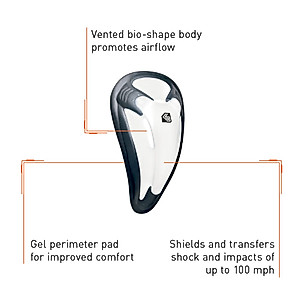 Shock Doctor Boy's Core Brief With BioFlex Athletic Cup, Moisture Wicking Vented Protection, Youth Sizes White