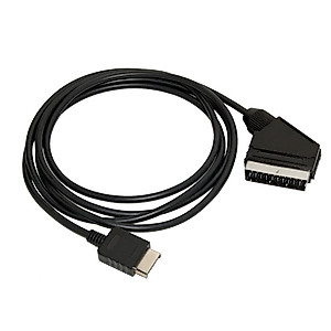 CHILDMORY 1.8m 6Ft RGB SCART Wire Cable TV AV for Playstation 2 PS2 PS3 Line Console（Not for HDMI）