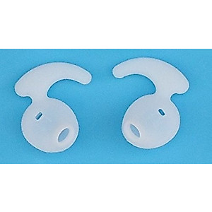 BLUEWALL Eargel Ear Cover Ear Gel for Wireless Headphones, Sport Ear Buds for Samsung Note 5 Galaxy S6 S6edge S7 S7 Edge,Durable Soft Gel Comfortable in Ear Design,4 Pair, White