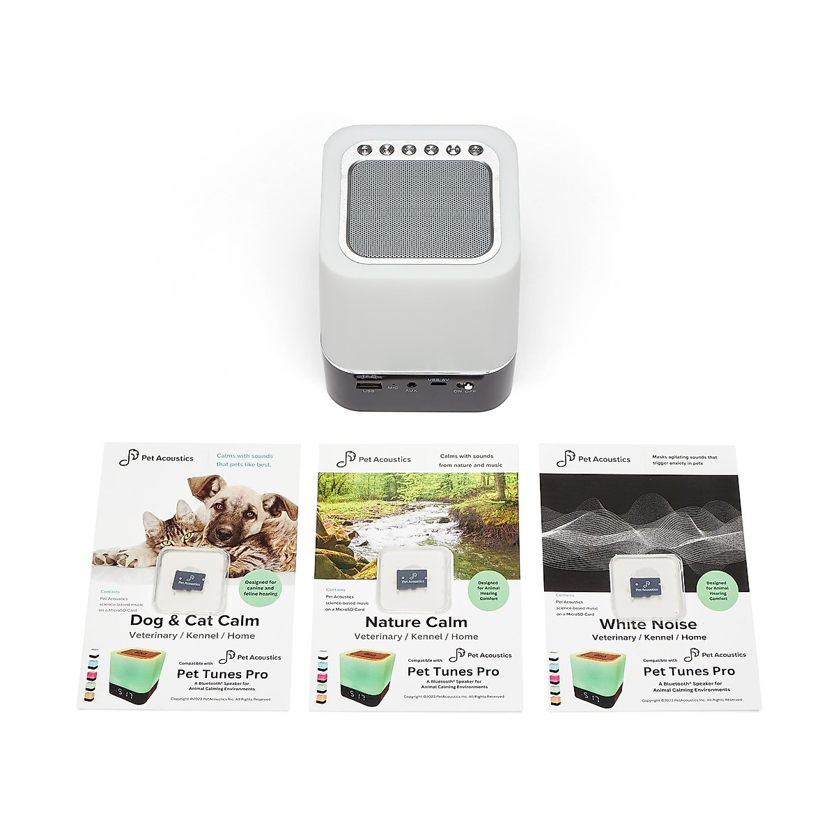 PET Tunes PRO- A Multisensory Calming Music Speaker for Dogs ad Cats- Veterinary, Kennel and Home