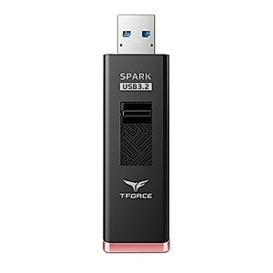 TEAMGROUP T-Force Spark LED 1TB USB 3.2 Gen 2 USB Flash Drive, Ultra-Fast Read/Write speeds of 1000/800 MB/s External Storage Thumb Drive Memory Stick TSPARKLED31TBB01