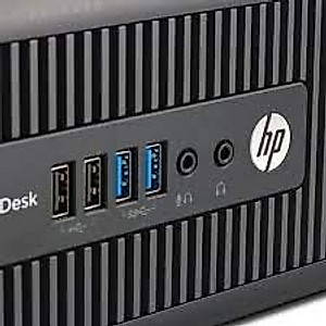 HP 800 G1 Small Form Desktop Computer Tower Bundle Package (Intel Core i5, 8GB Ram, 1TB HDD, Dual 19 Inch LCD Monitor (Brands may vary), WIFI, DVD-RW - Windows 10 Pro (Renewed)