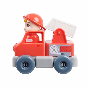 Cocomelon Build A Vehicle Playset, Includes 3 Vehicle Sets, Styles May Vary, Officially Licensed Kids Toys for Ages 18 Month by Just Play