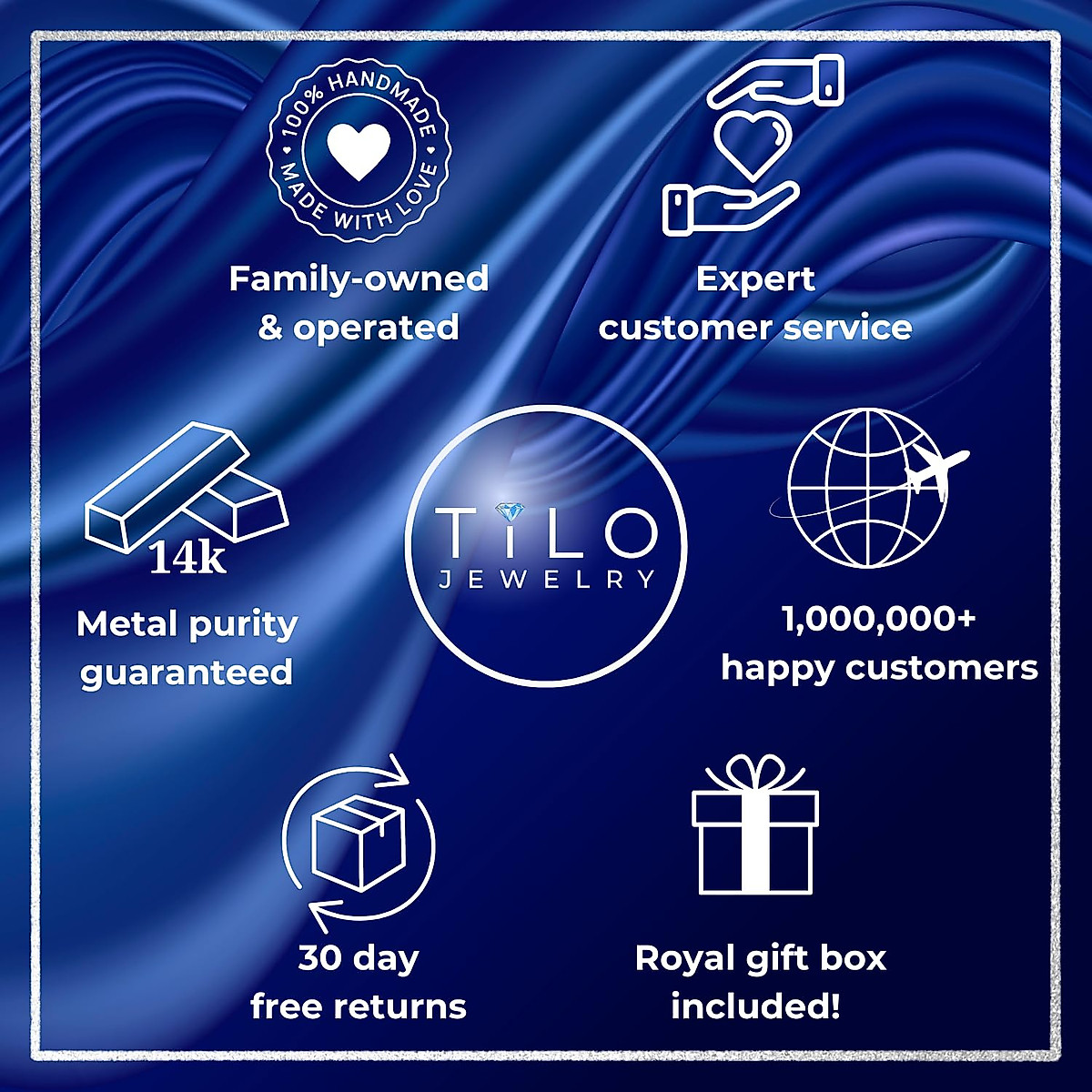 14k White Gold Solitaire Round Cubic Zirconia Stud Earrings with Silicone Pushbacks (4mm)…