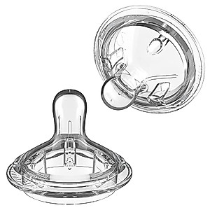 Nanobebe Silicone Nipples Triple Vented Twin-Pack - Medium Flow