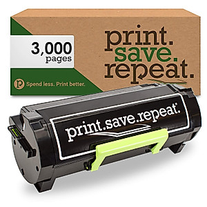 Print.Save.Repeat. Lexmark B2300A0 Remanufactured Toner Cartridge for B2338, B2442, B2546, B2650, MB2338, MB2442, MB2546, MB2650 Laser Printer [3,000 Pages]