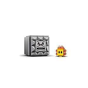 LEGO Super Mario Thwomp Drop Expansion Set 71376 Building Kit; Collectible Playset for Creative Kids to Add New Levels to Their Super Mario Starter Course (71360) Set (393 Pieces)