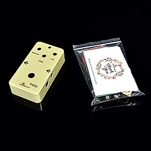 LANDTONE DIY Fuzz Guitar Pedal Kits With 1590B Style Aluminum Box and 3PDT Foot Switch True Bypass (LT-FZ-S01)
