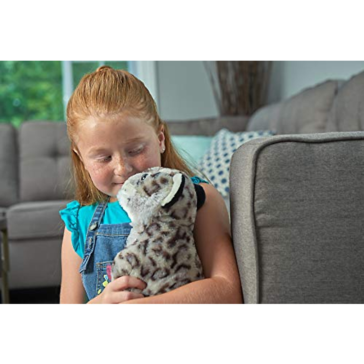 Wild Republic Snow Leopard, Cuddlekins, Stuffed Animal, 12 inches, Gift for Kids, Plush Toy, Fill is Spun Recycled Water Bottles